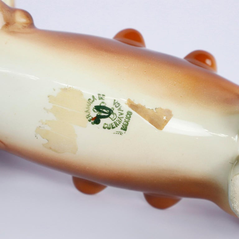 Mexican Ashtray in Dog Shape Made in Ceramic by Cerámica de Cuernavaca ...