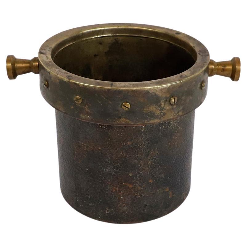 Mexican Brass Wine Cooler/Ice Bucket at 1stDibs | mexican wine coolers ...