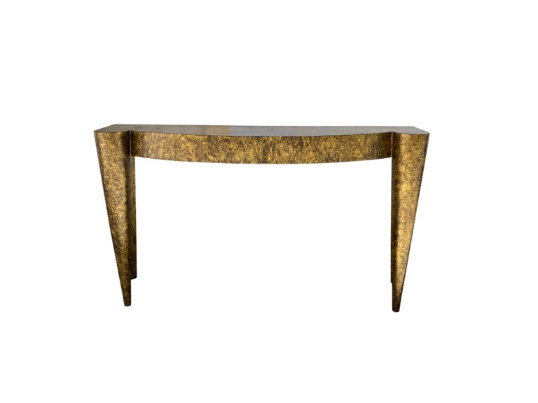 Mexican Brutalist Metal Console, Modern Entry, End Table For Sale at ...