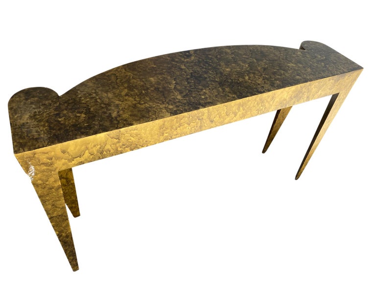 Mexican Brutalist Metal Console, Modern Entry, End Table For Sale at ...