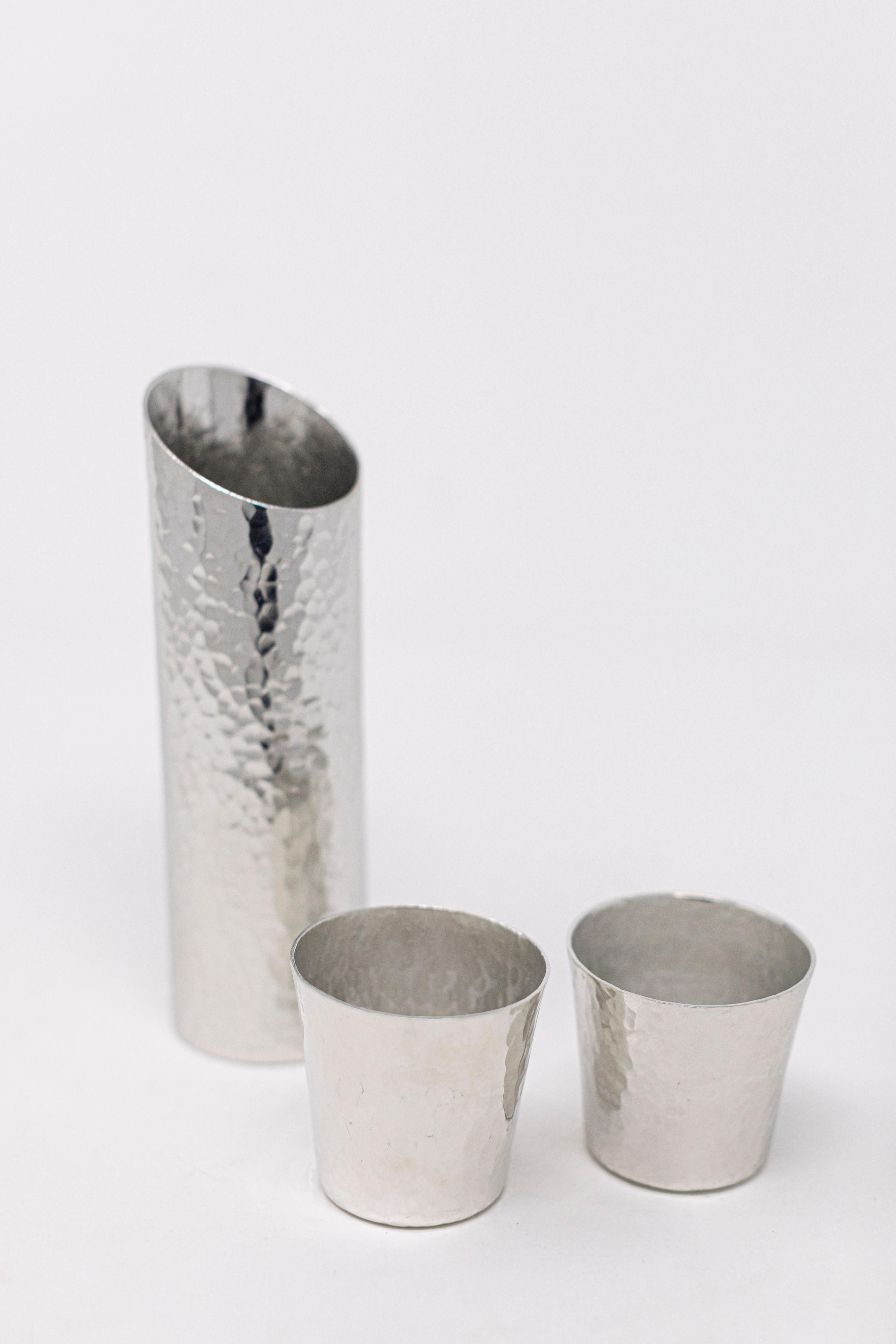 Mexican Hand-Hammered Copper Tequileros For Sale at 1stDibs