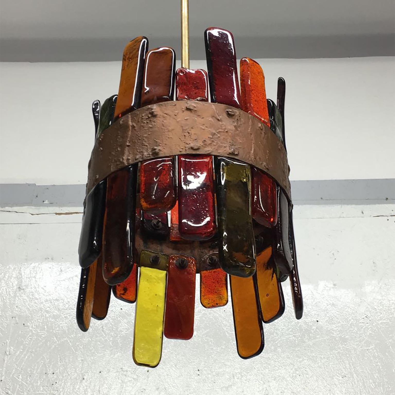 Mexican Mid-Century Modernist Pair of Feders Pendant Lights For Sale at ...