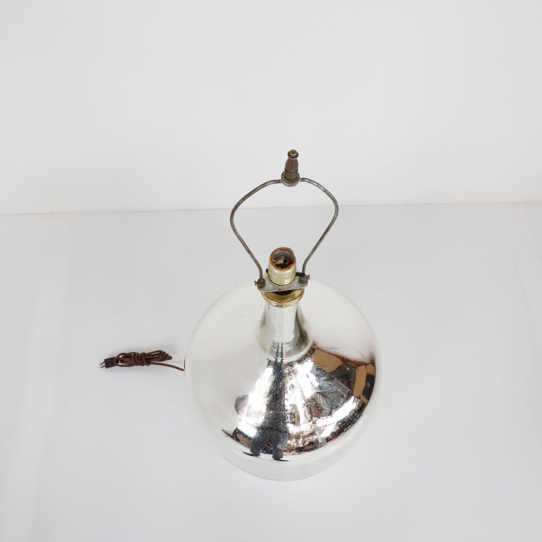 Mexican Modernism Mercury Glass Table Lamp For Sale at 1stDibs