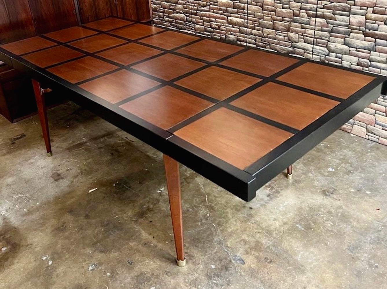 Mexican Modernist Edmond Spence Walnut Dining Table for Industria ...