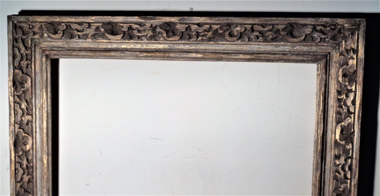Mexican Modernist Large Carved Wood Frame, 1960's at 1stDibs | mexican ...