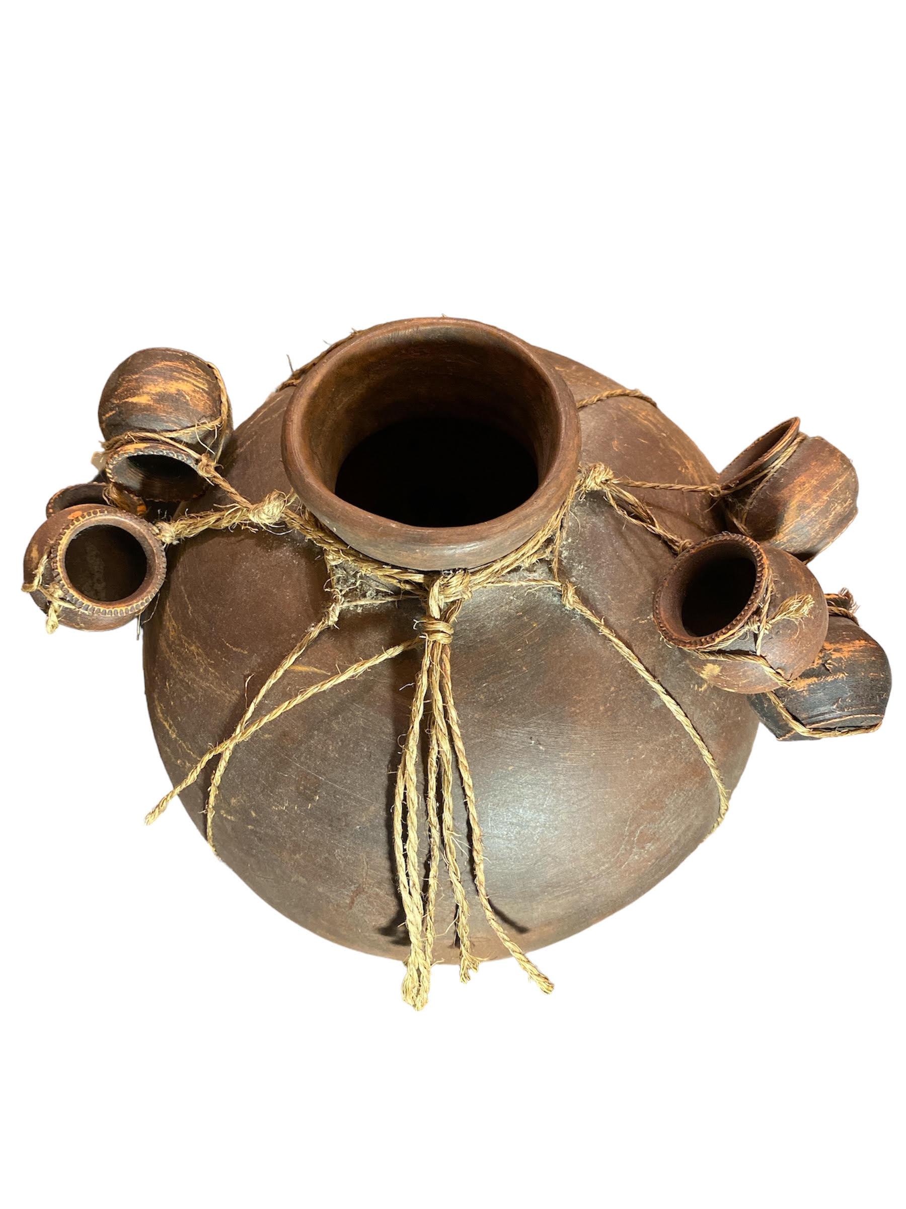 Mexican Pottery Tarahumara Indian Water Jug Pot For Sale at 1stDibs