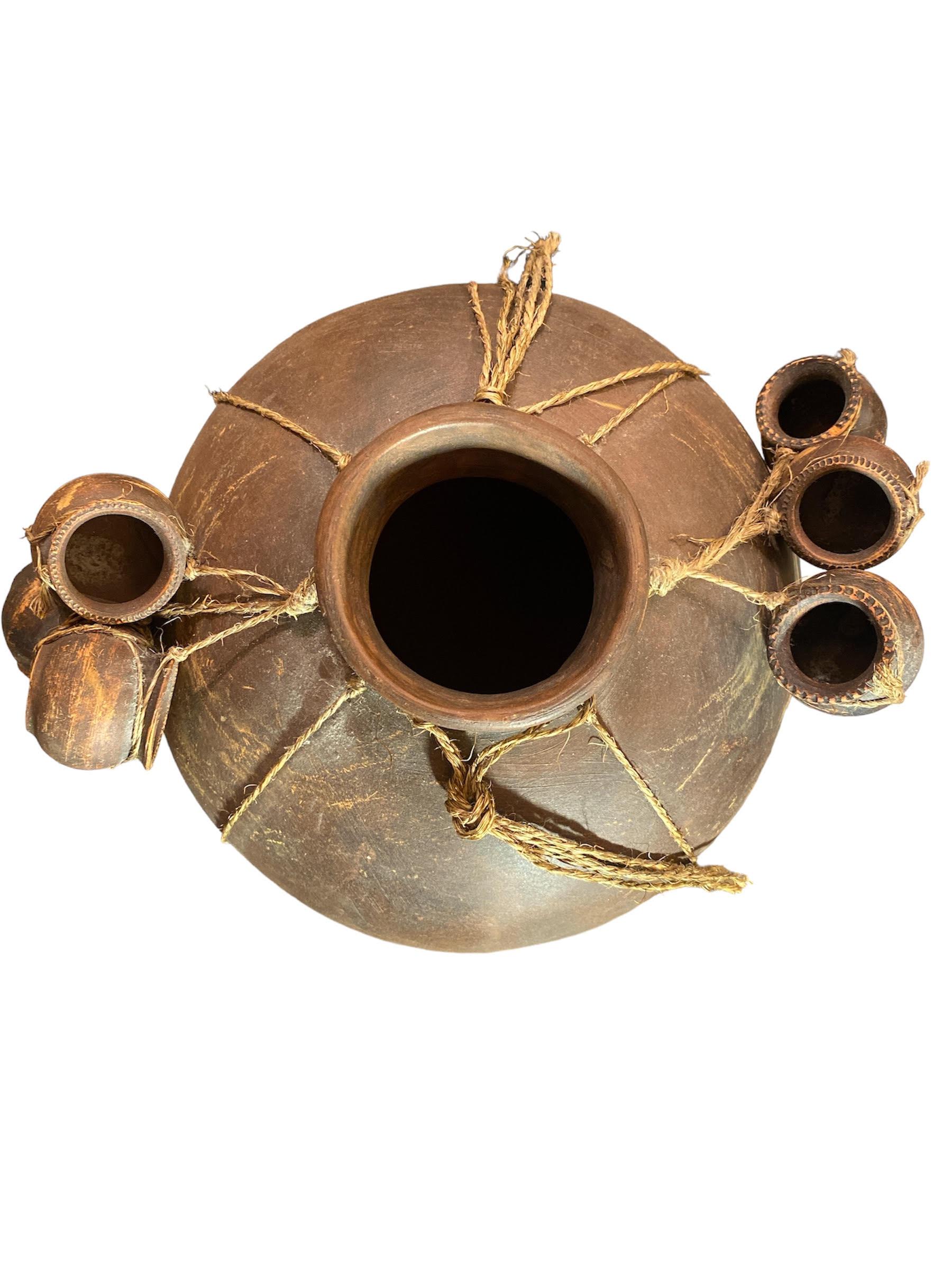 Mexican Pottery Tarahumara Indian Water Jug Pot For Sale at 1stDibs