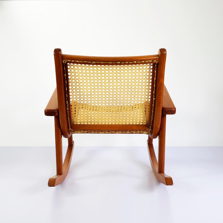 Mexican Rocking Chair Attributed to Michael van Beuren at 1stDibs