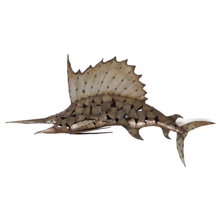 Mexican Sailfish Handmade in Iron at 1stDibs