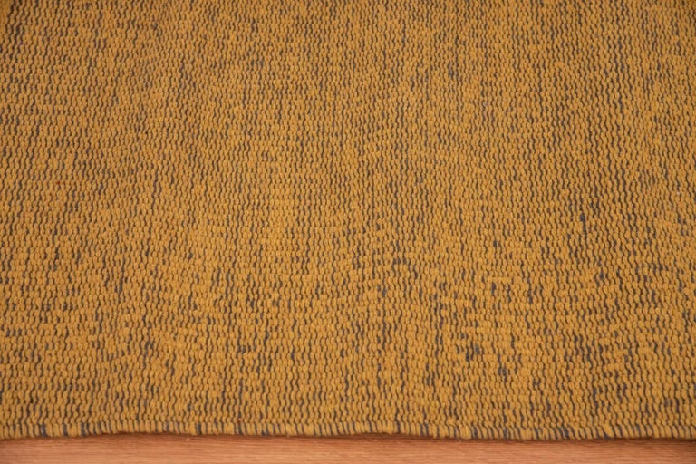 Mexican Wool Yellow Small Rug Handmade Oaxaca Hand-Dyed Natural Pigment ...
