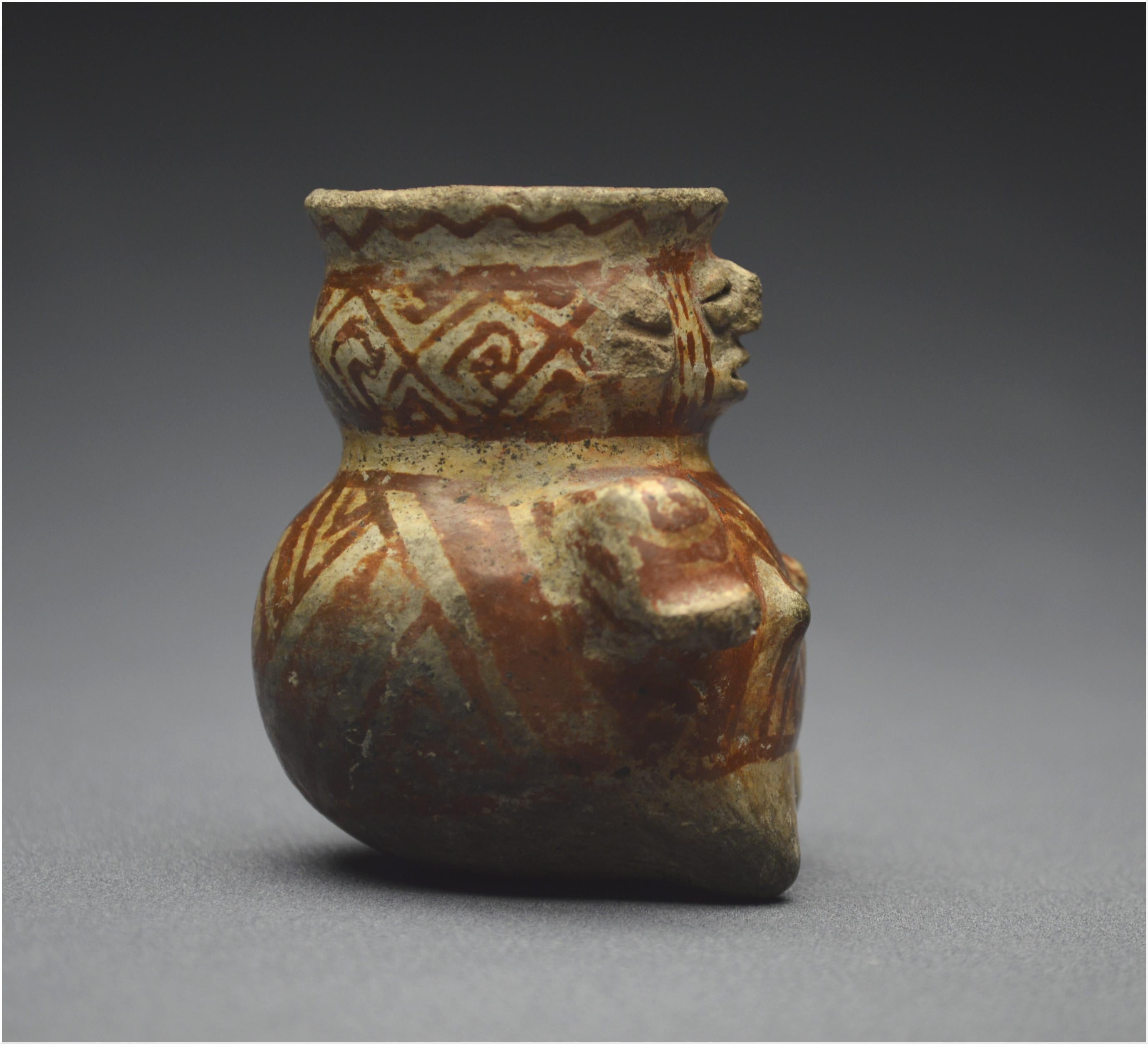 Mexico, 9th-16th Century, Huastec Culture, Small Anthropomorphic Potion ...