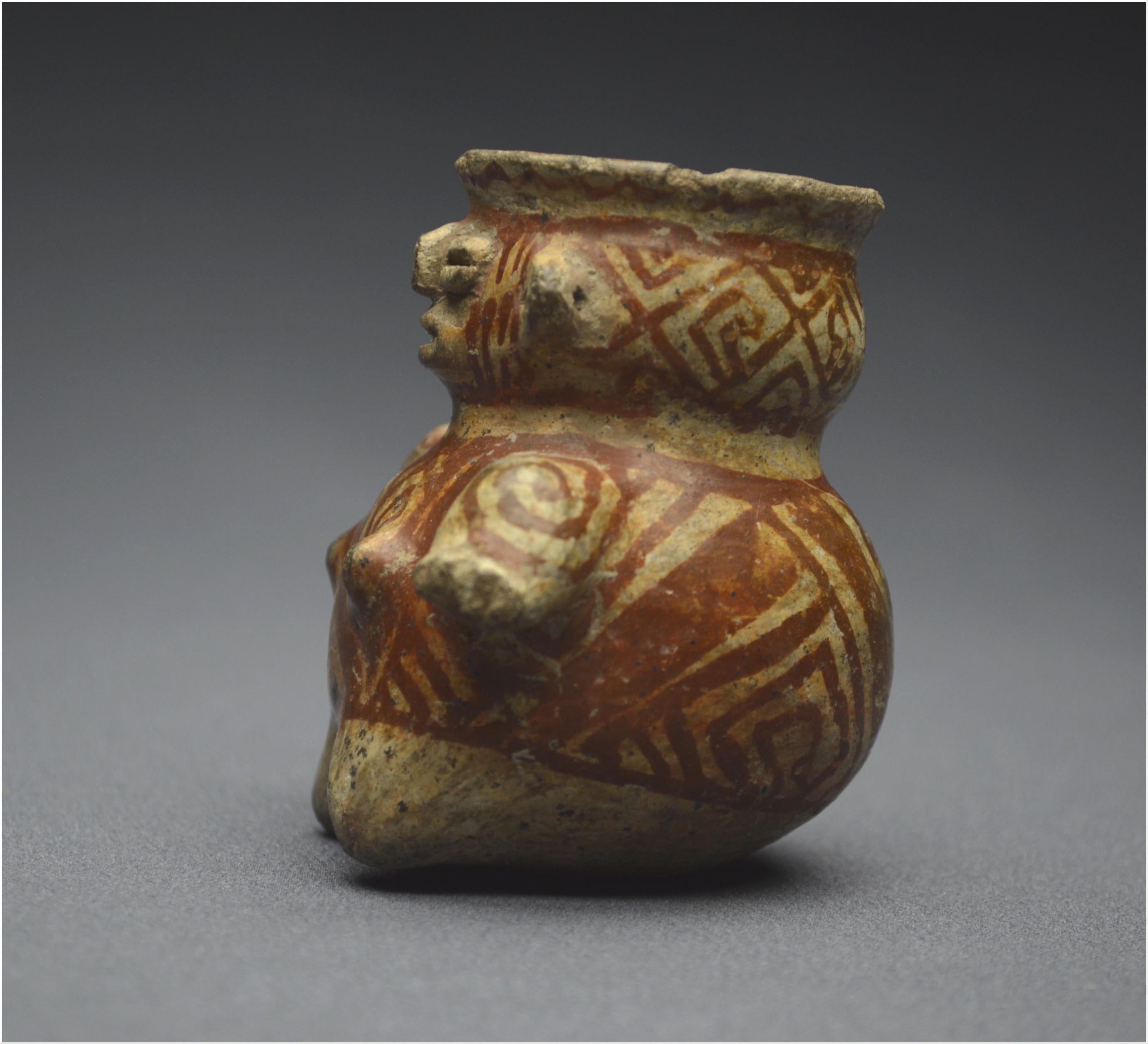Mexico, 9th-16th Century, Huastec Culture, Small Anthropomorphic Potion ...