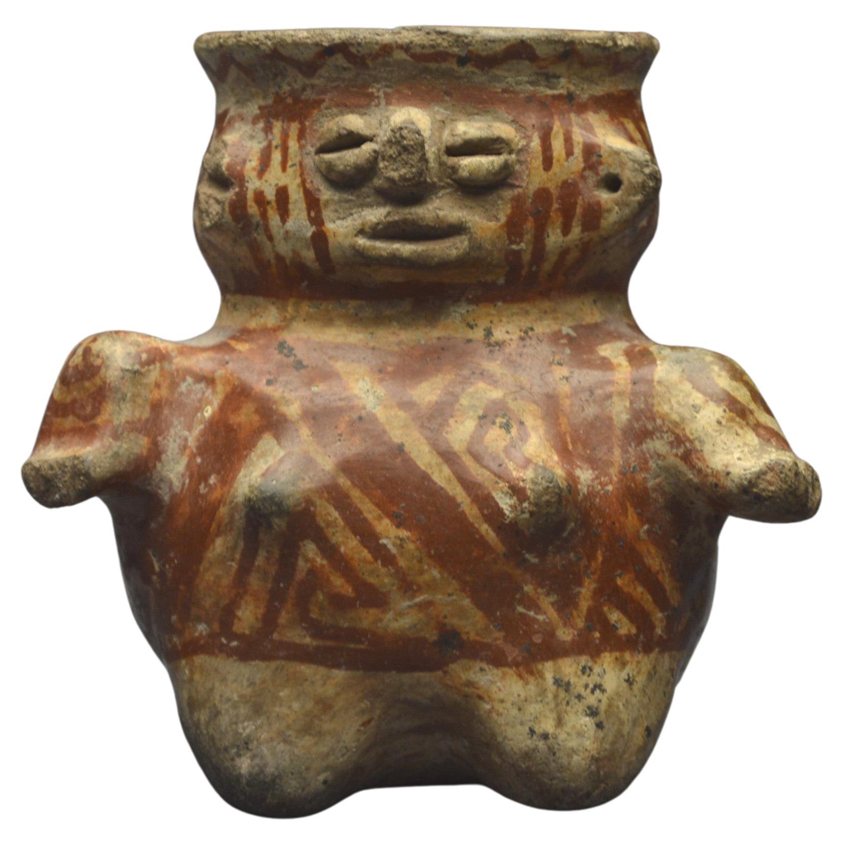 Mexico, 9th-16th Century, Huastec Culture, Small Anthropomorphic Potion ...