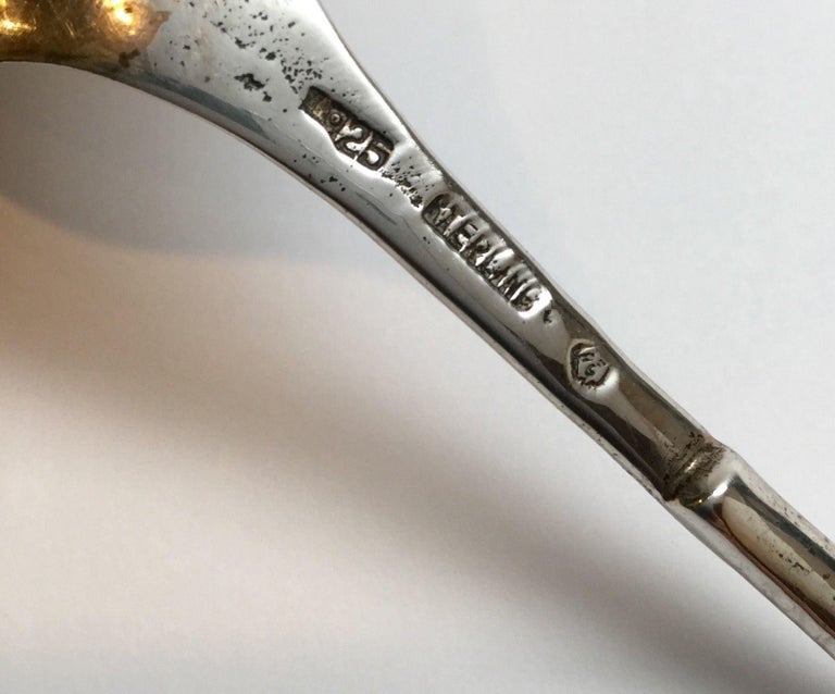 Mexico Eagle 9 Sterling Silver Duck Head Handle Drizzle Spoon For Sale ...