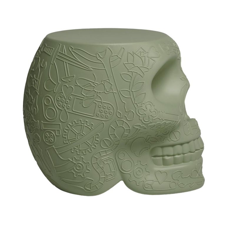 Mexico, Skull Balsam Green Stool / Side Table by Studio Job For Sale at ...