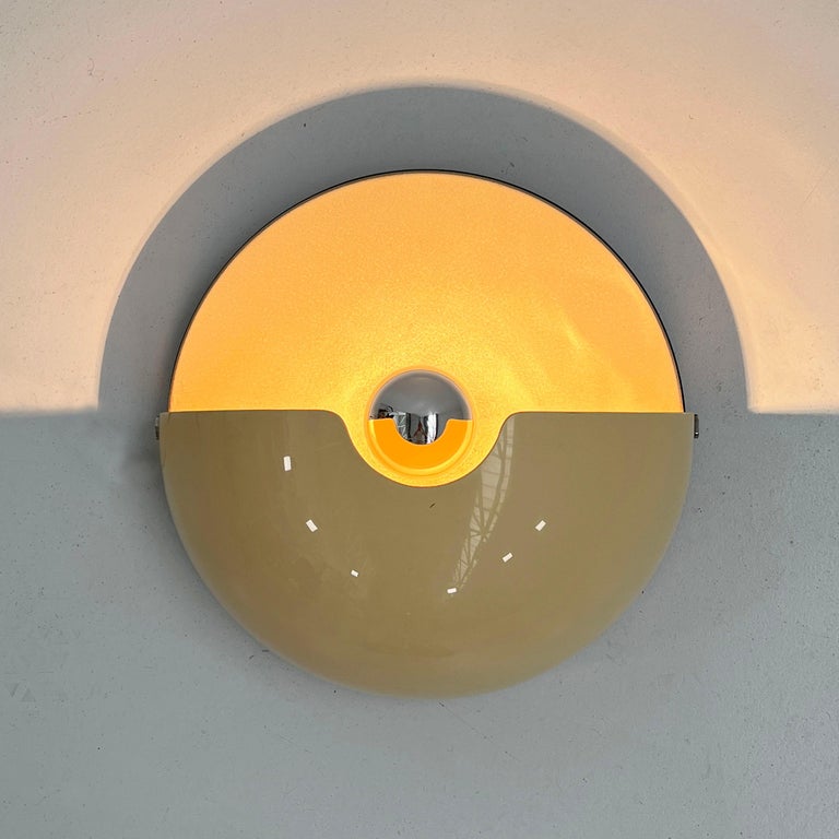 Mezzanotte Wall Lamp from Guzzini, 1970s at 1stDibs