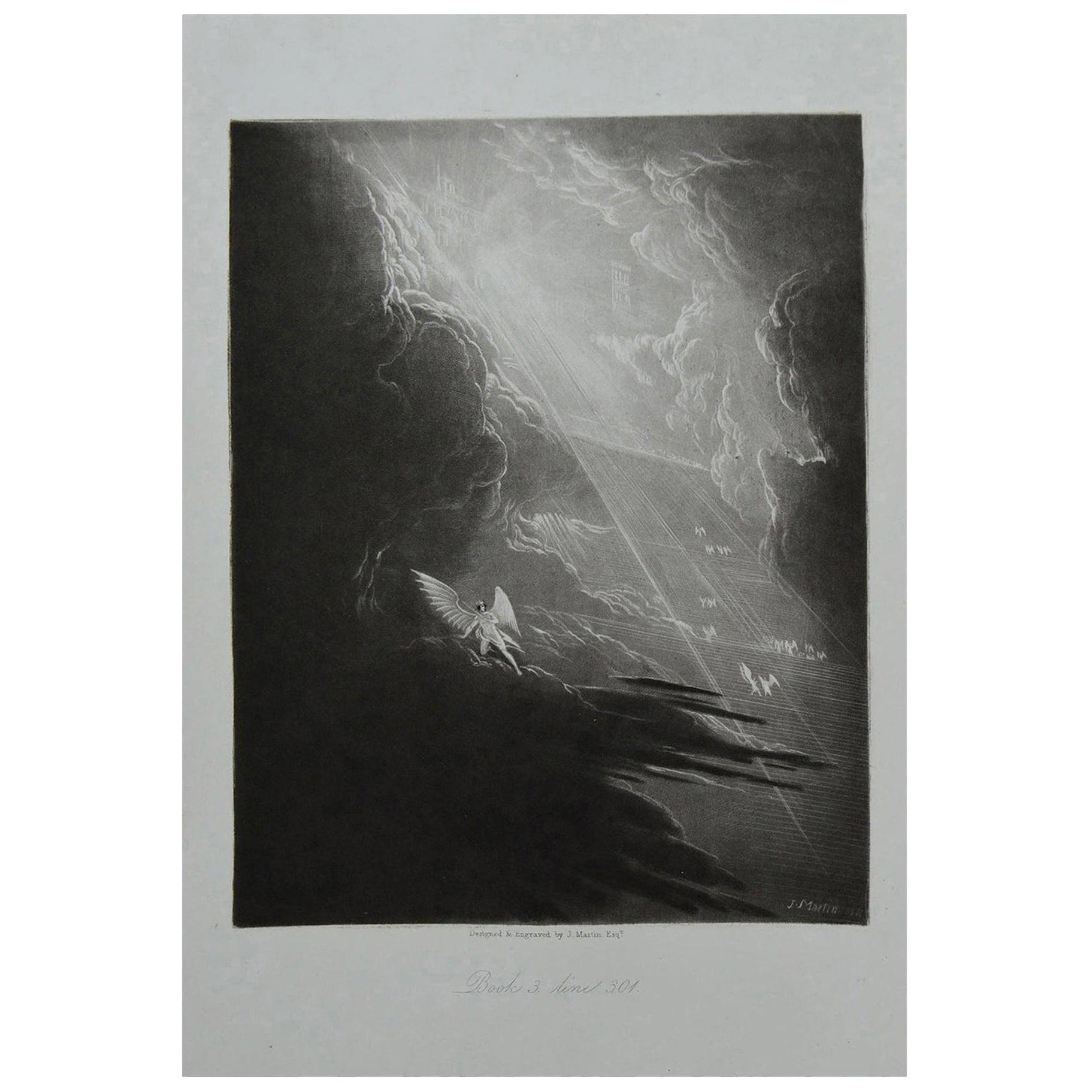 John Martin, Adam Reproving Eve. Mezzotint, 1827 For Sale at 1stDibs
