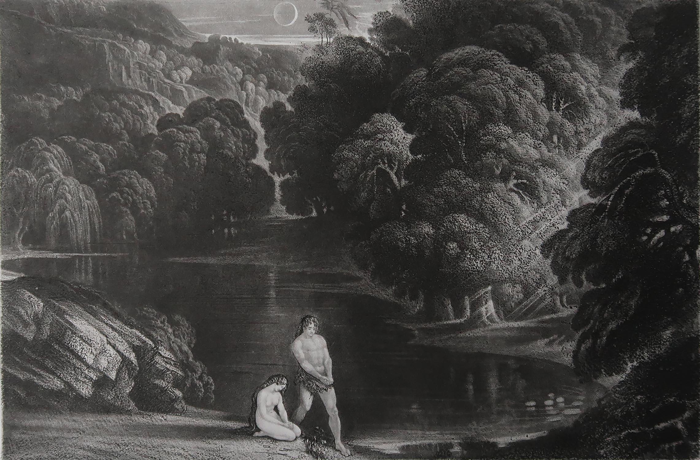 Mezzotint by John Martin, the Judgment of the Almighty, Sangster, C ...