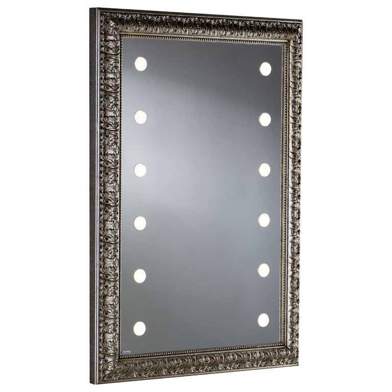MF Rectangular Lighted Wall Mirror For Sale at 1stDibs