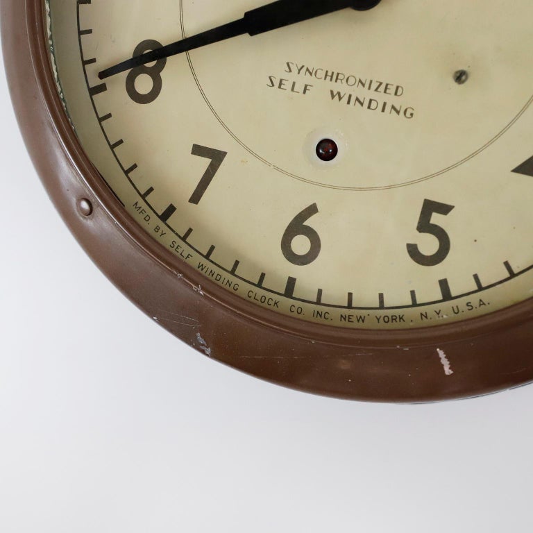 MFD by Self Winding Industrial Clock For Sale at 1stDibs | self winding ...