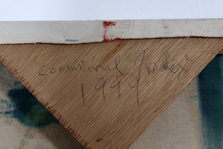 Michael Adamson Communal Index 1999 Abstract Color Field Oil Painting ...