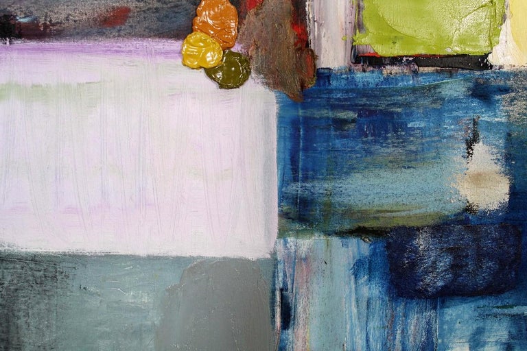 Michael Adamson Communal Index 1999 Abstract Color Field Oil Painting ...