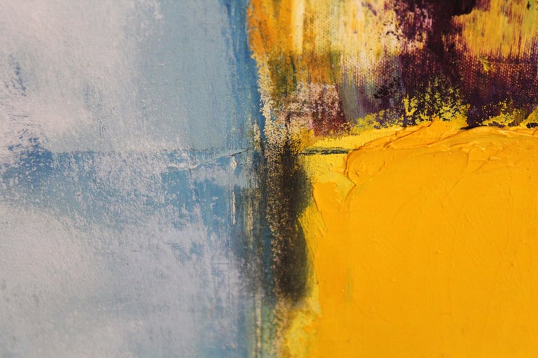 Michael Adamson Communal Index 1999 Abstract Color Field Oil Painting ...