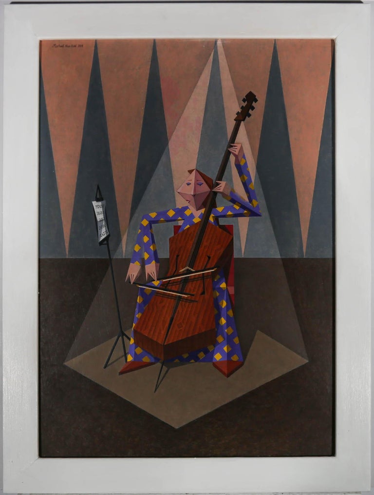 Michael Alan-Kidd - Michael Alan-Kidd (b.1955) - 2013 Acrylic, Mme Suggia Playing the Cello For ...