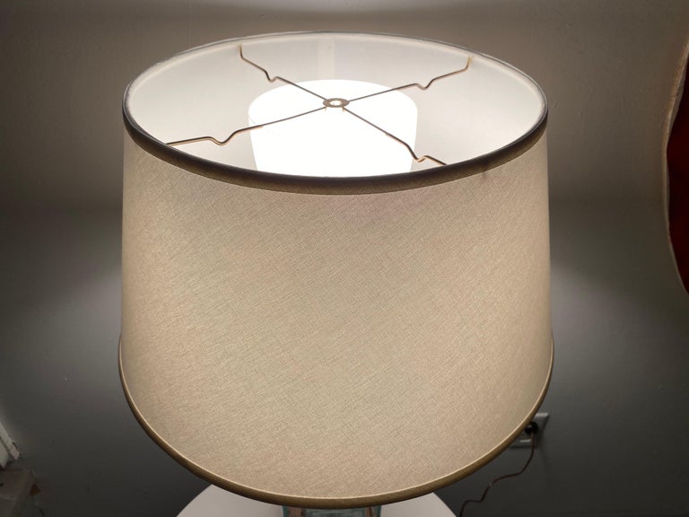 Michael and Frances Higgins Glass Lamp For Sale at 1stDibs