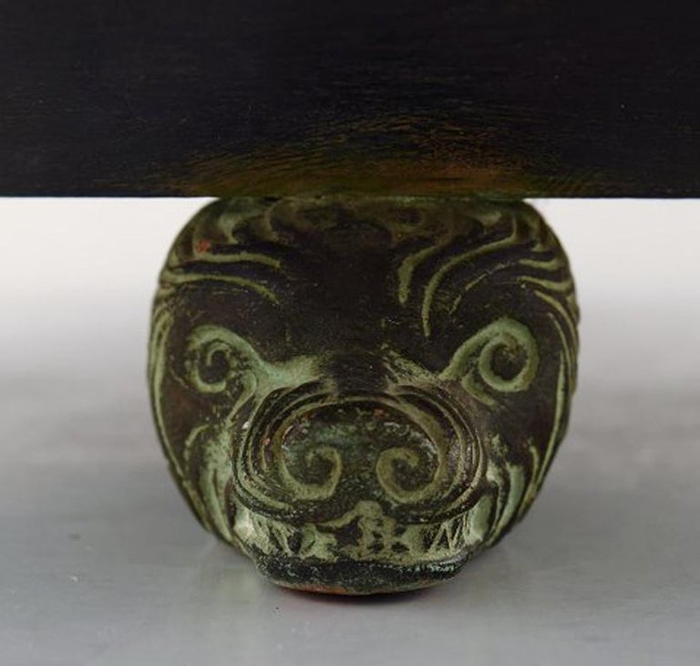 Michael Andersen, Very Large and Rare 'Old Nordic' Tub / Jar of ...