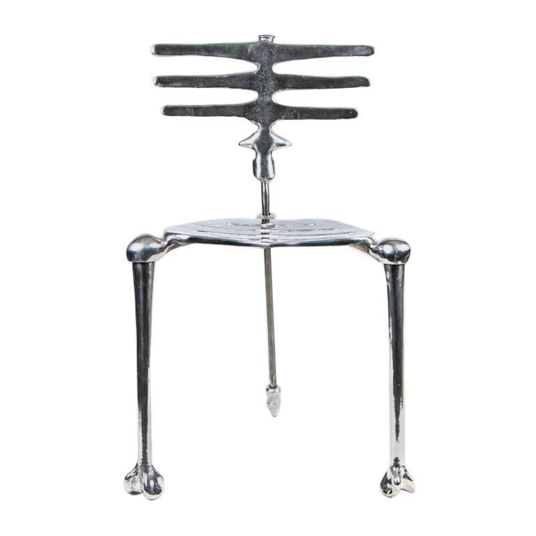 Michael Aram Cast Aluminum Skeleton Chair at 1stDibs | michael aram ...