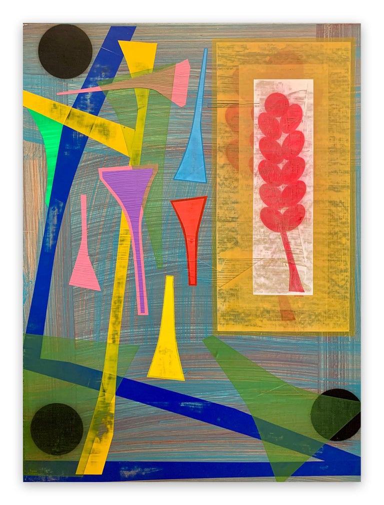 Michael Barringer - Iterations (Jazz I) (Abstract painting) For Sale at ...