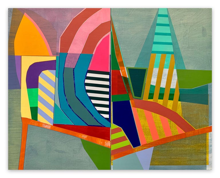 Michael Barringer - Newgrange Burst (Abstract painting) For Sale at 1stDibs