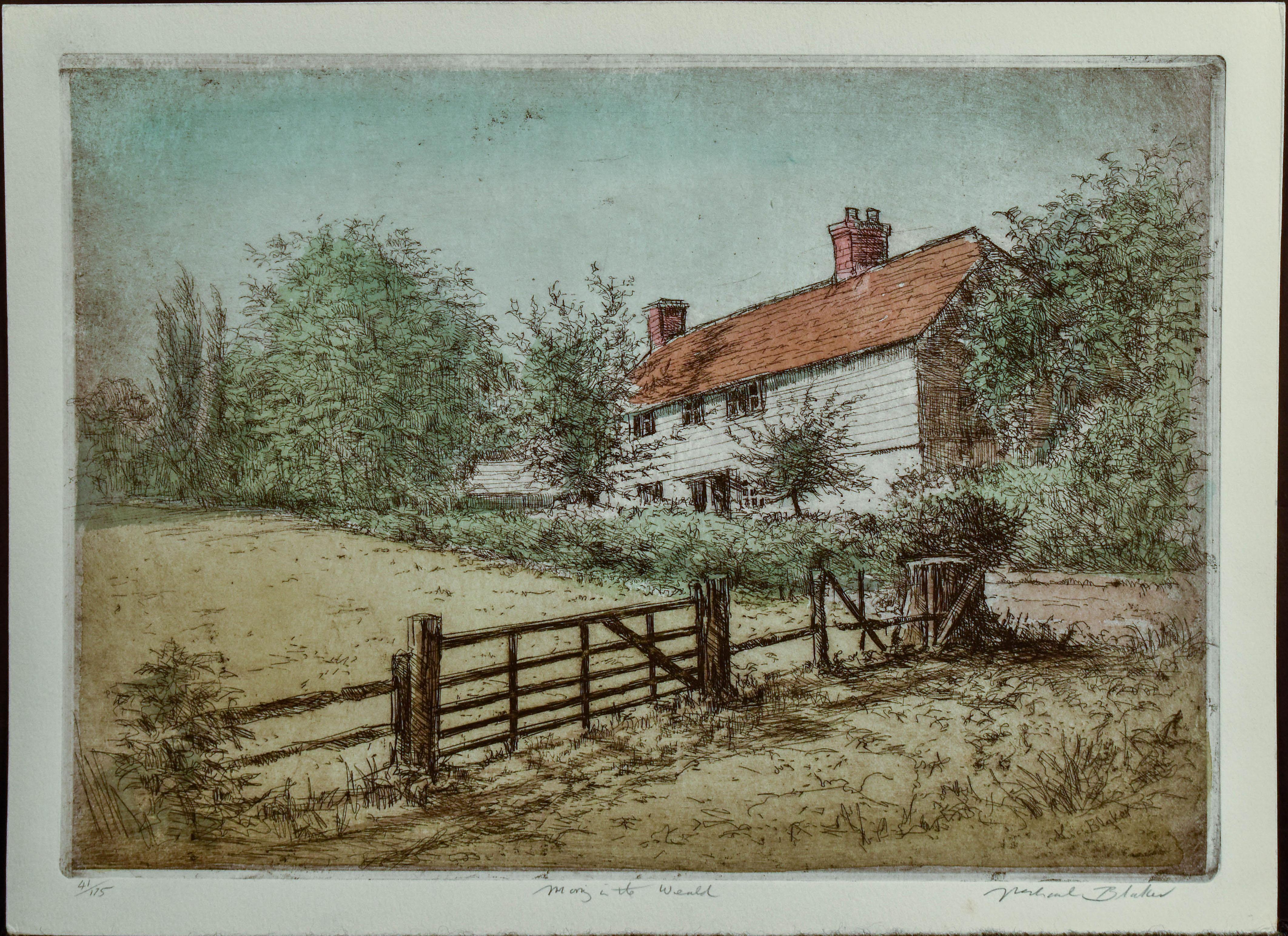 Michael Blaker - Michael Blaker, "Mourning in the Weuld, 41/175" Hand ...