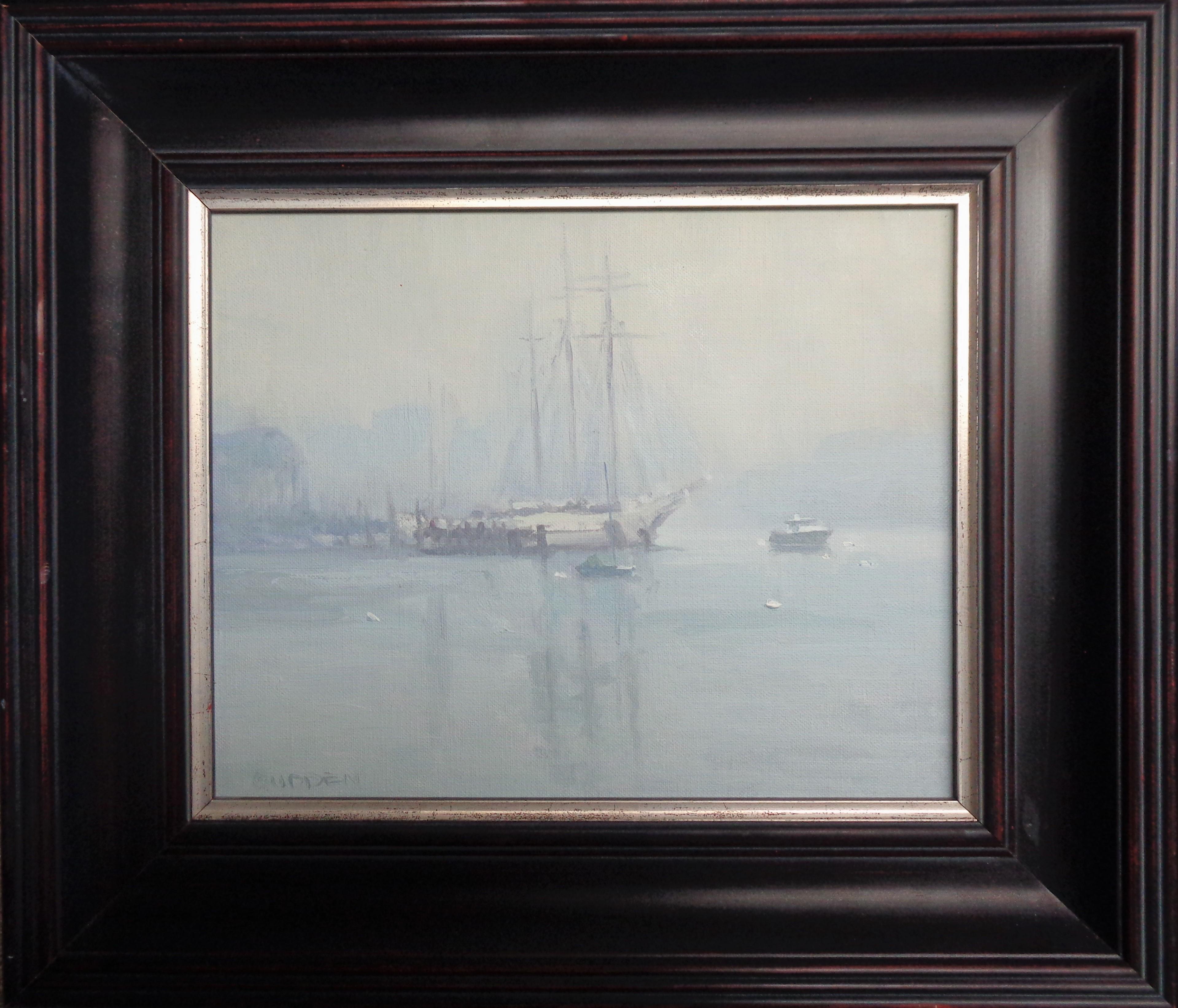 Michael Budden - Boat Beach Ocean Impressionistic Seascape Painting ...