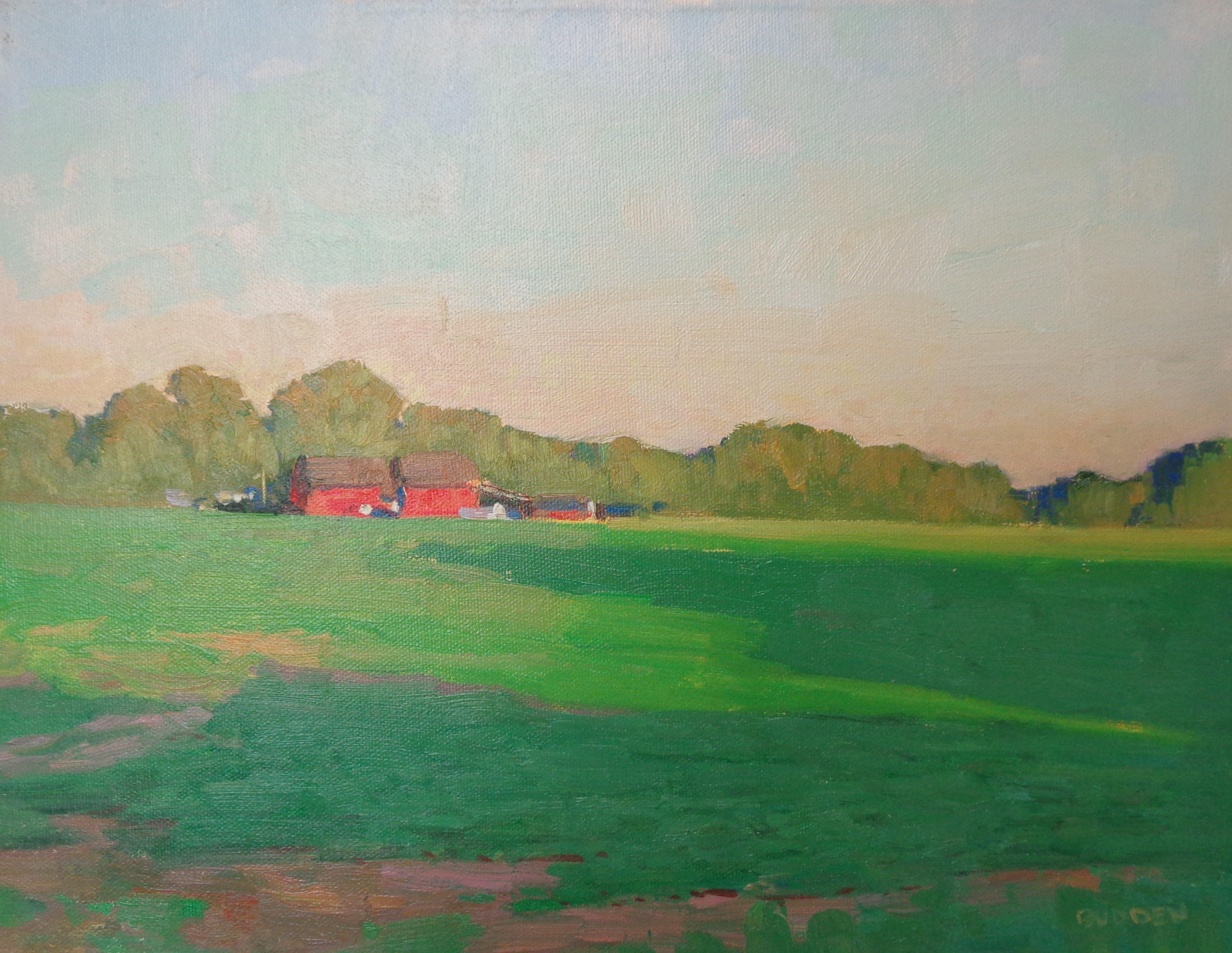 Michael Budden - Impressionistic Moonlit Seascape Painting Michael ...