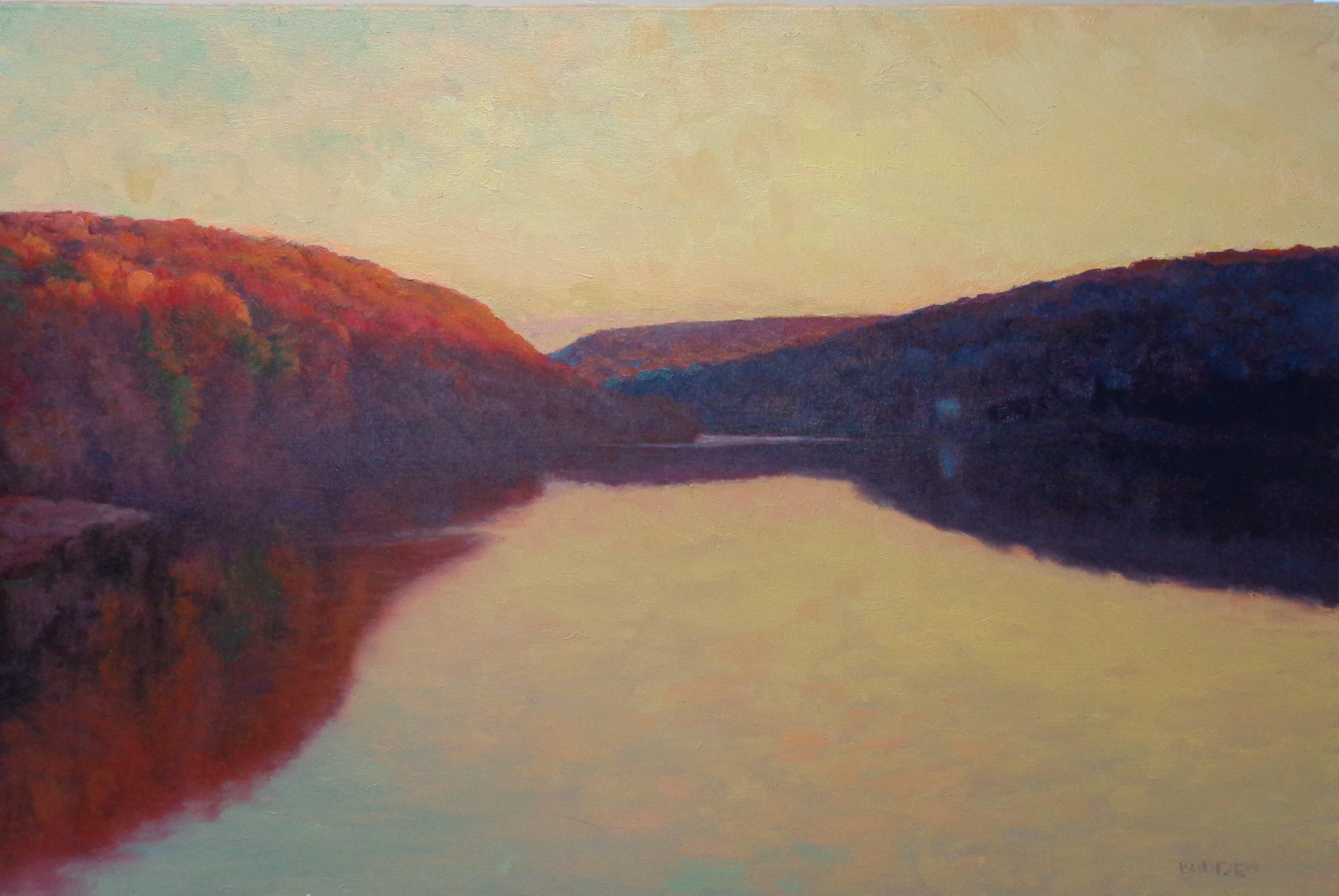 Michael Budden - Floral Landscape Impressionistic Oil Painting by ...