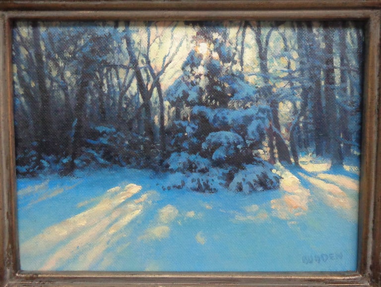 Michael Budden - Winter Landscape Oil Painting by Michael Budden ...