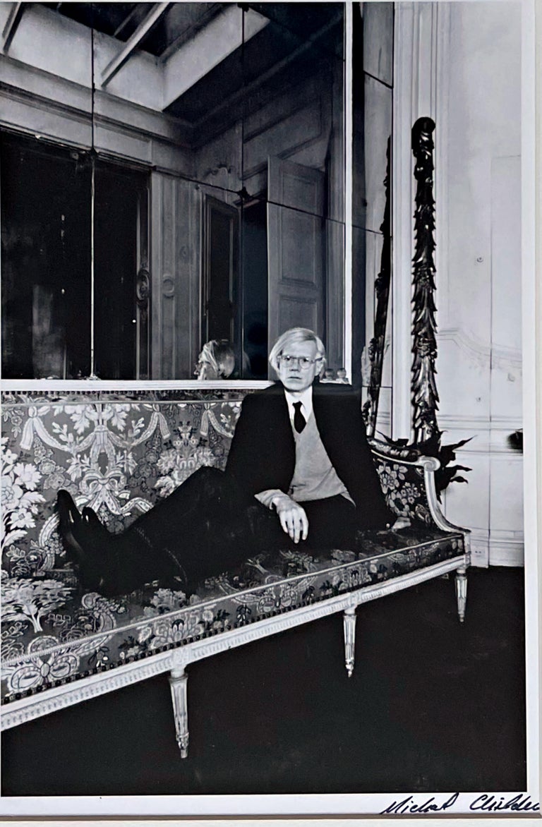Michael Childers - Andy Warhol in Paris, 1980 For Sale at 1stDibs
