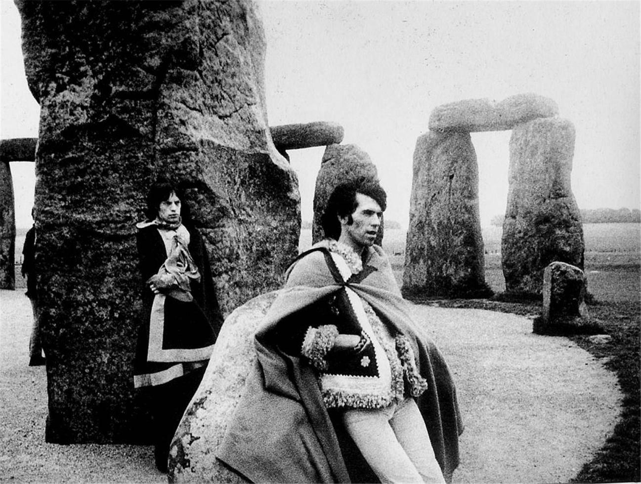 Michael Cooper (b.1941) - Keith Richards and Mick Jagger at Stonehenge ...