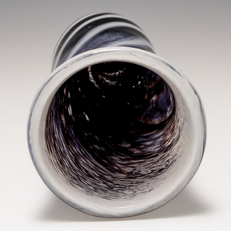Michael Crane Signed Studio Glass Vase, 2003 For Sale at 1stDibs