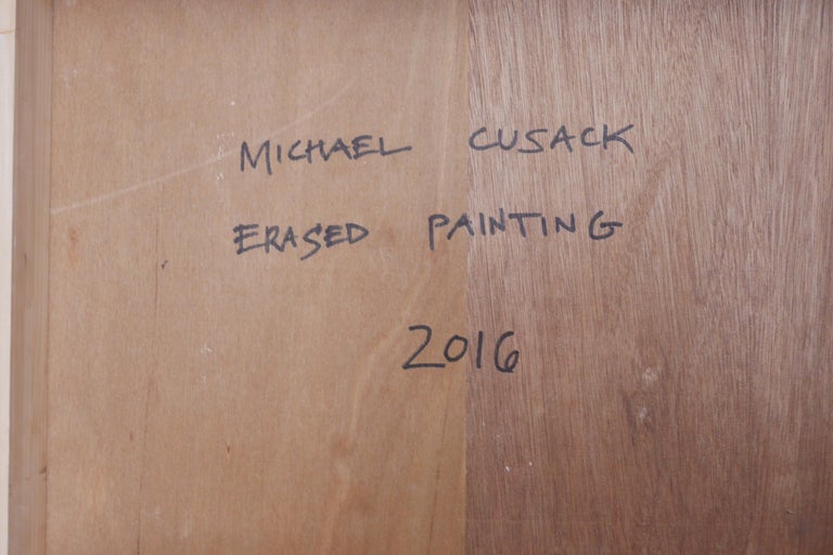Michael Cusack - Erased Painting (Abstract painting) For Sale at 1stDibs