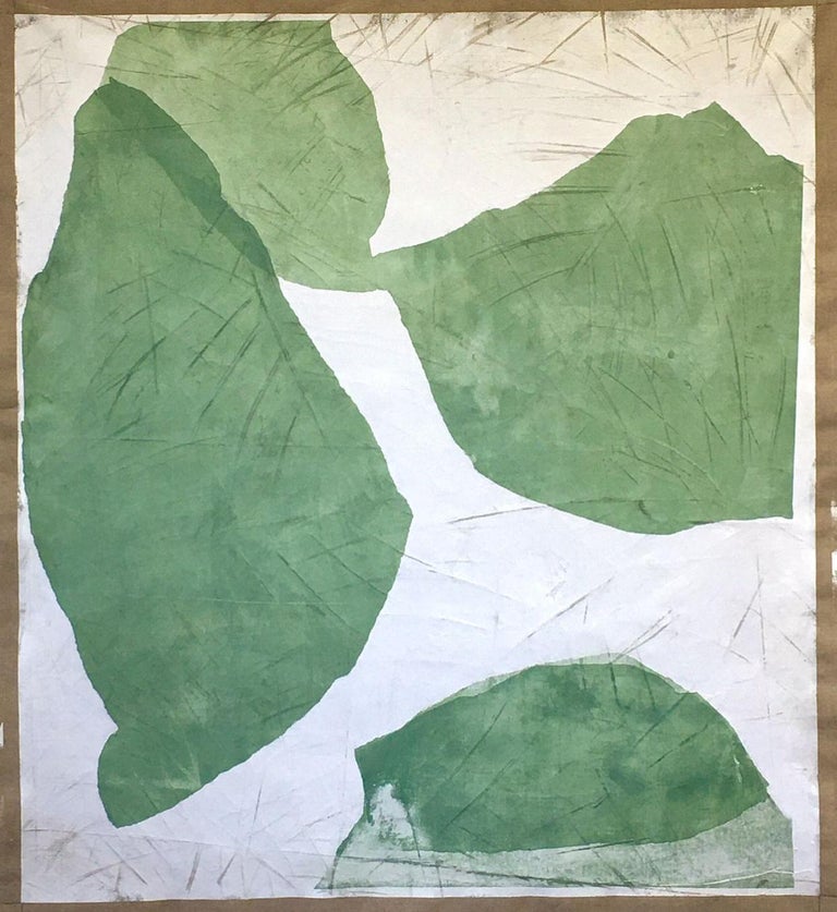 Michael Cutlip - "Abundance" - Acrylic Painting- black, white, green ...