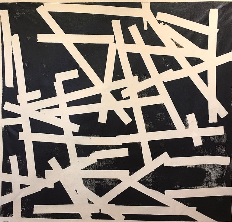 Michael Cutlip - "Beginning to End" - Acrylic Painting- black, white ...