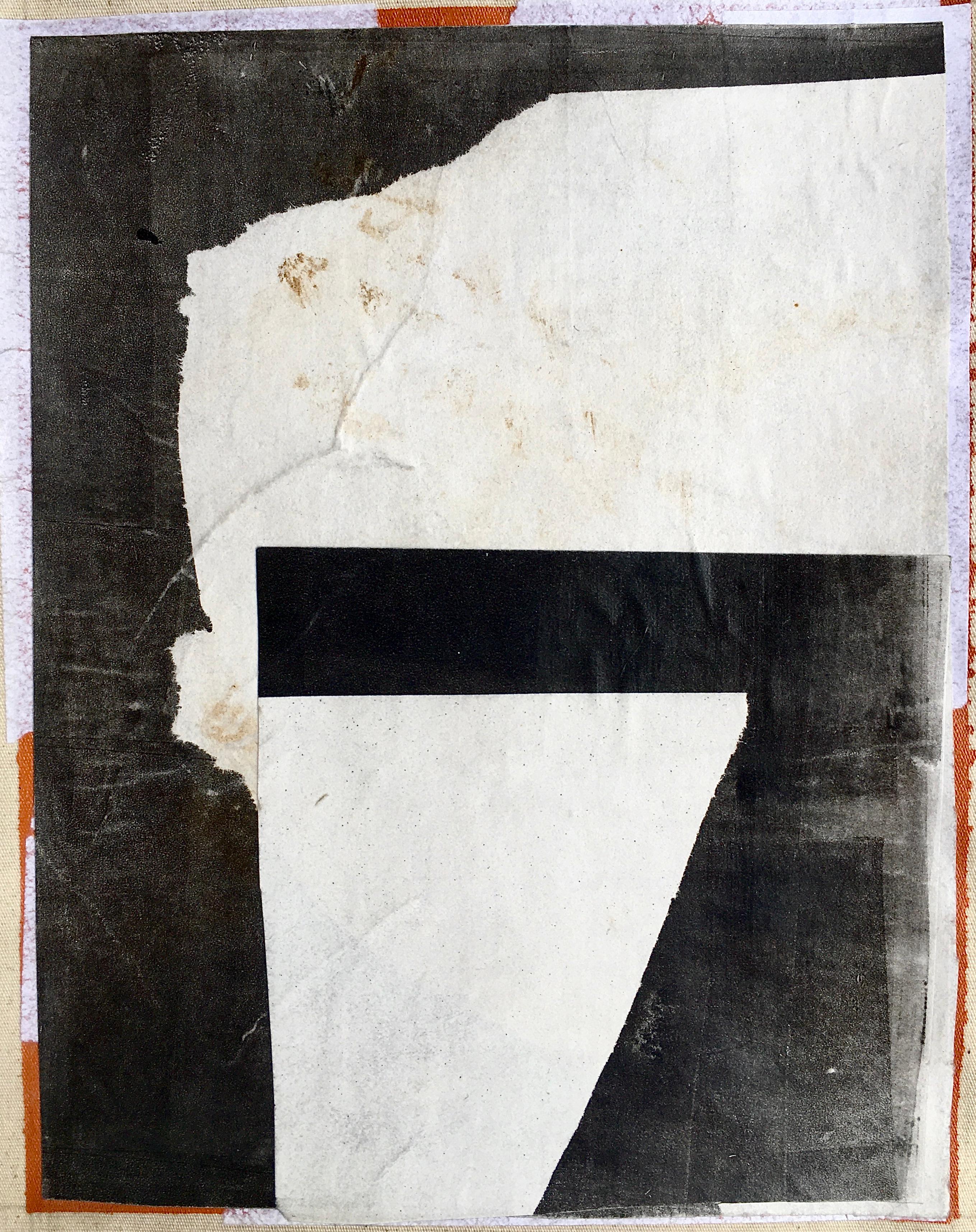 Michael Cutlip - "Looking Back 10 " - Mixed Media Painting- black ...