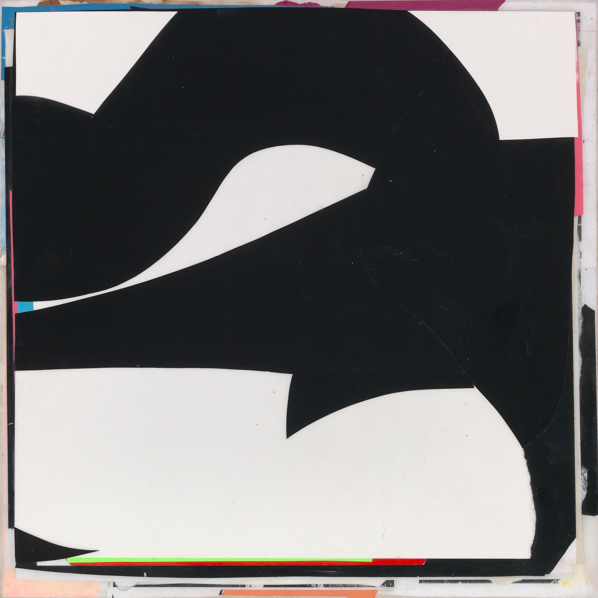 Michael Cutlip - "Abundance" - Acrylic Painting- black, white, green ...