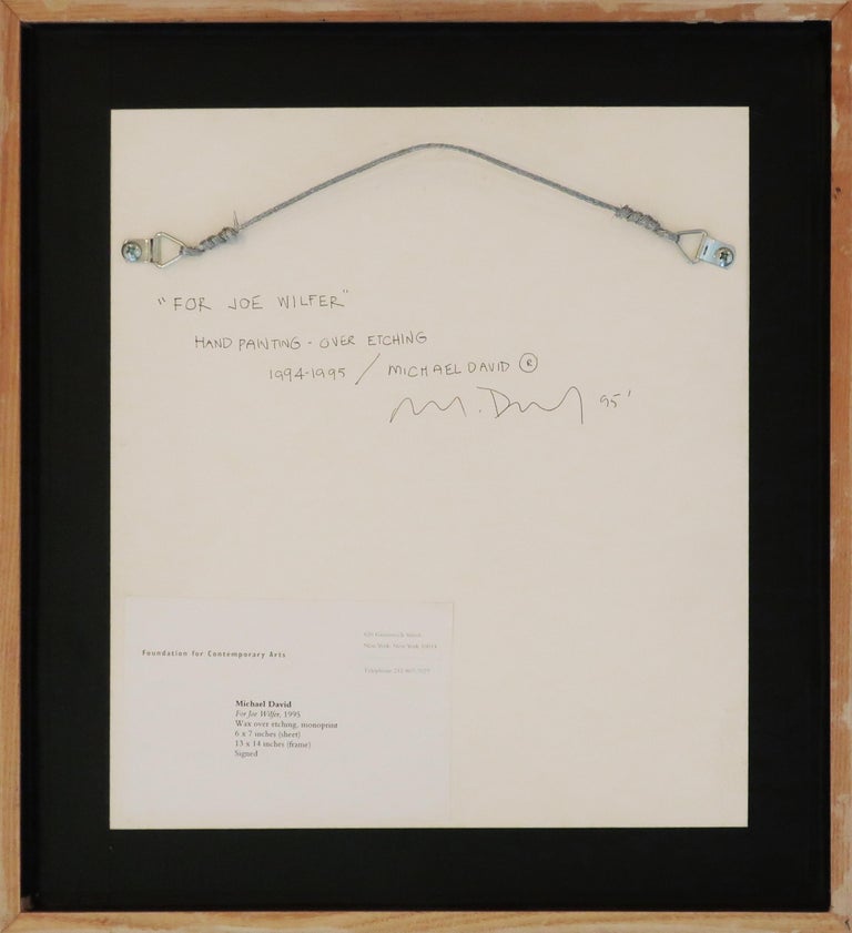 Michael David - For Joe Wilfer For Sale at 1stDibs
