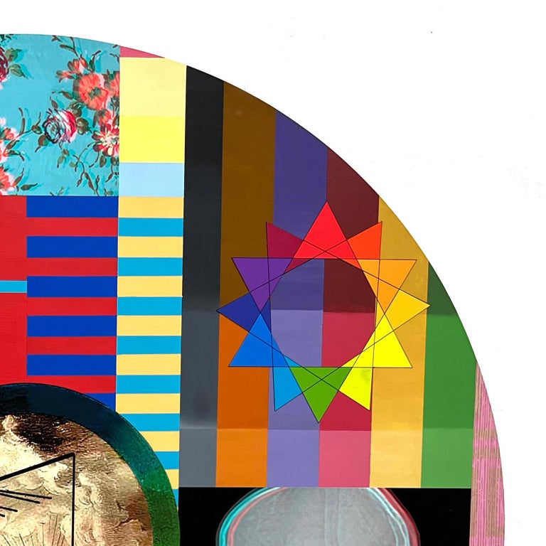 Michael Davis - Color Theory 2022 Contemporary collage For Sale at 1stDibs