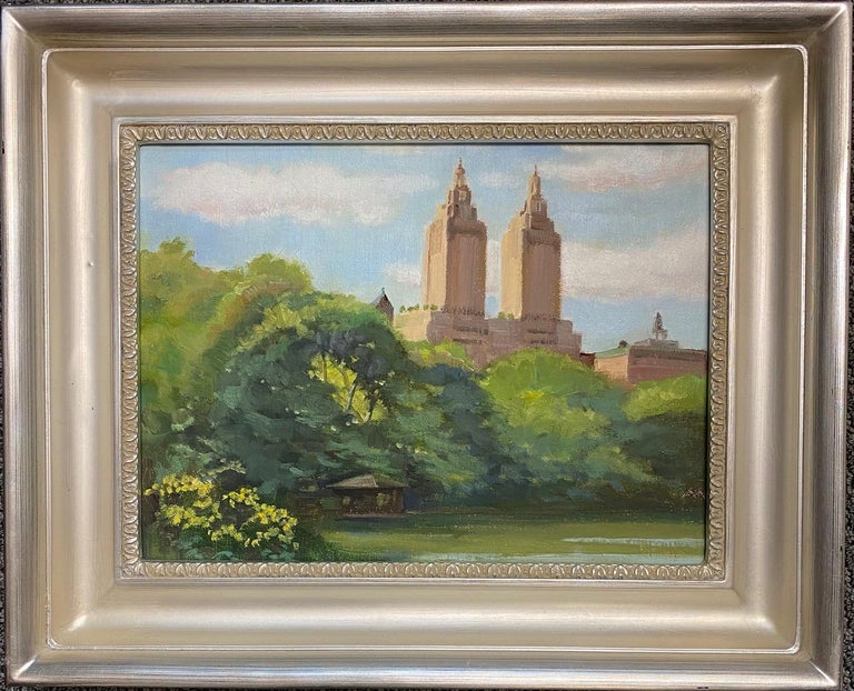 Michael Davis - The San Remo, original NYC impressionist landscape at ...