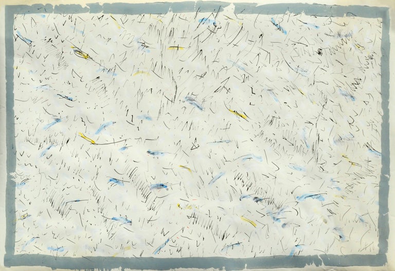 Michael Dee Cookinham - Blue, Yellow and Red Confetti Abstract at 1stDibs